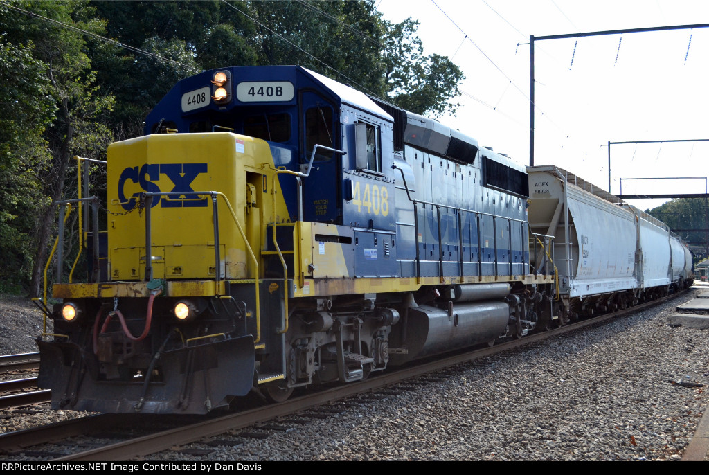 4408 now leads C770-25 east back up track one